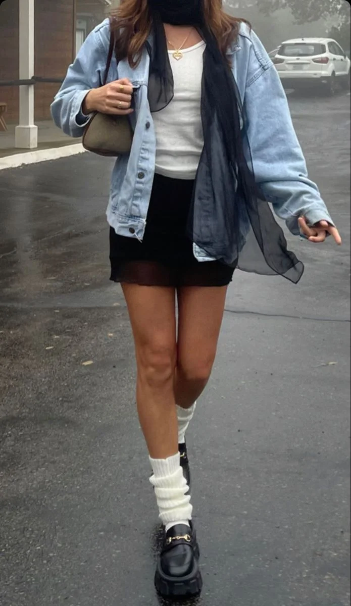 Denim Jacket Outfits That Instantly Make Any Look More Stylish