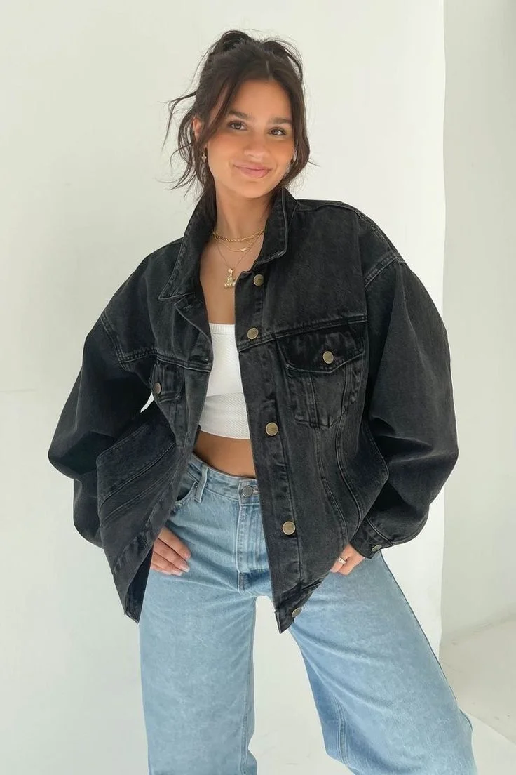 Denim Jacket Outfits That Instantly Make Any Look More Stylish