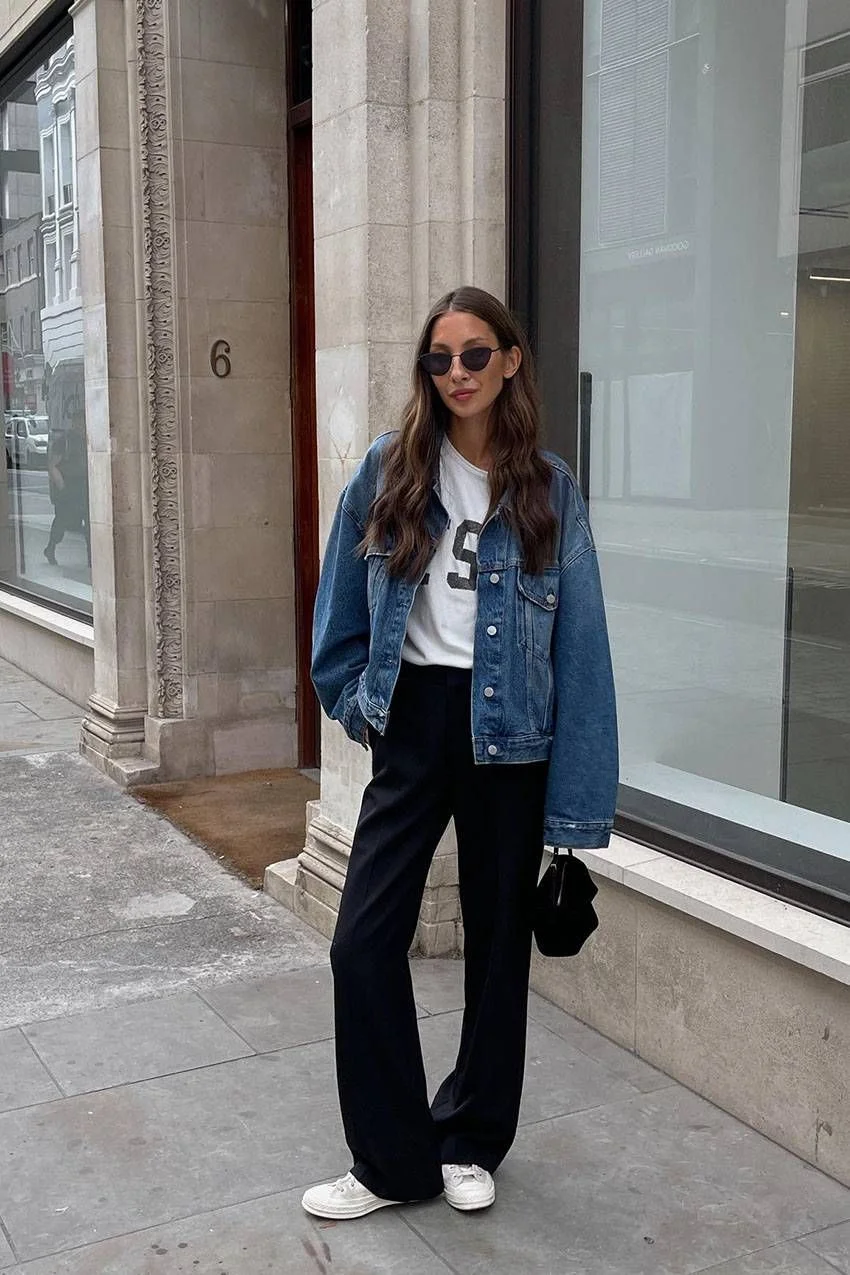 Denim Jacket Outfits That Instantly Make Any Look More Stylish